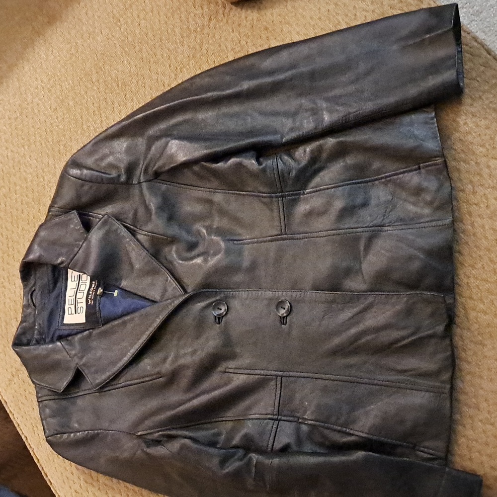 Wilsons Pelle Studio Small Leather Jacket - Gem